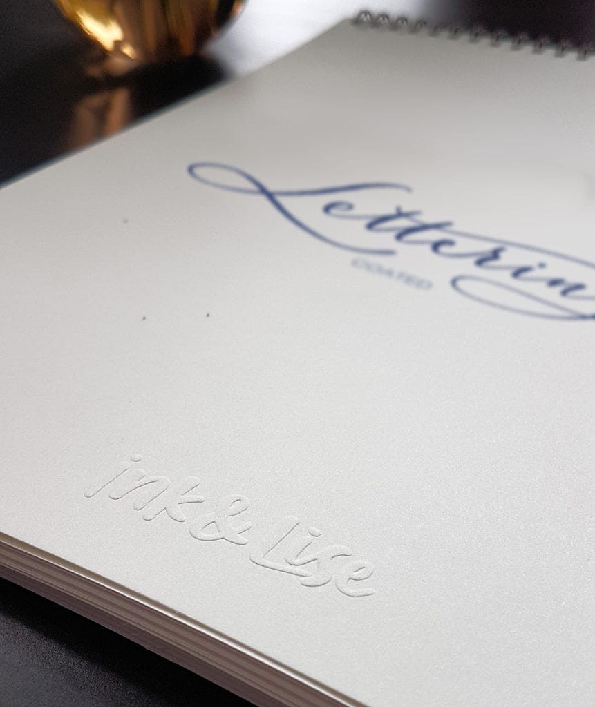 Letteringblock A4, mixat - Två olika papper i samma block