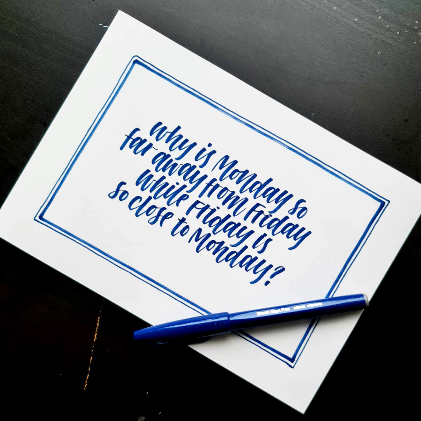 Pentel Brush Sign pen, bästa brushpennan för nybörjaren