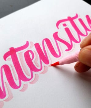 How to shade letters - Learn the technique