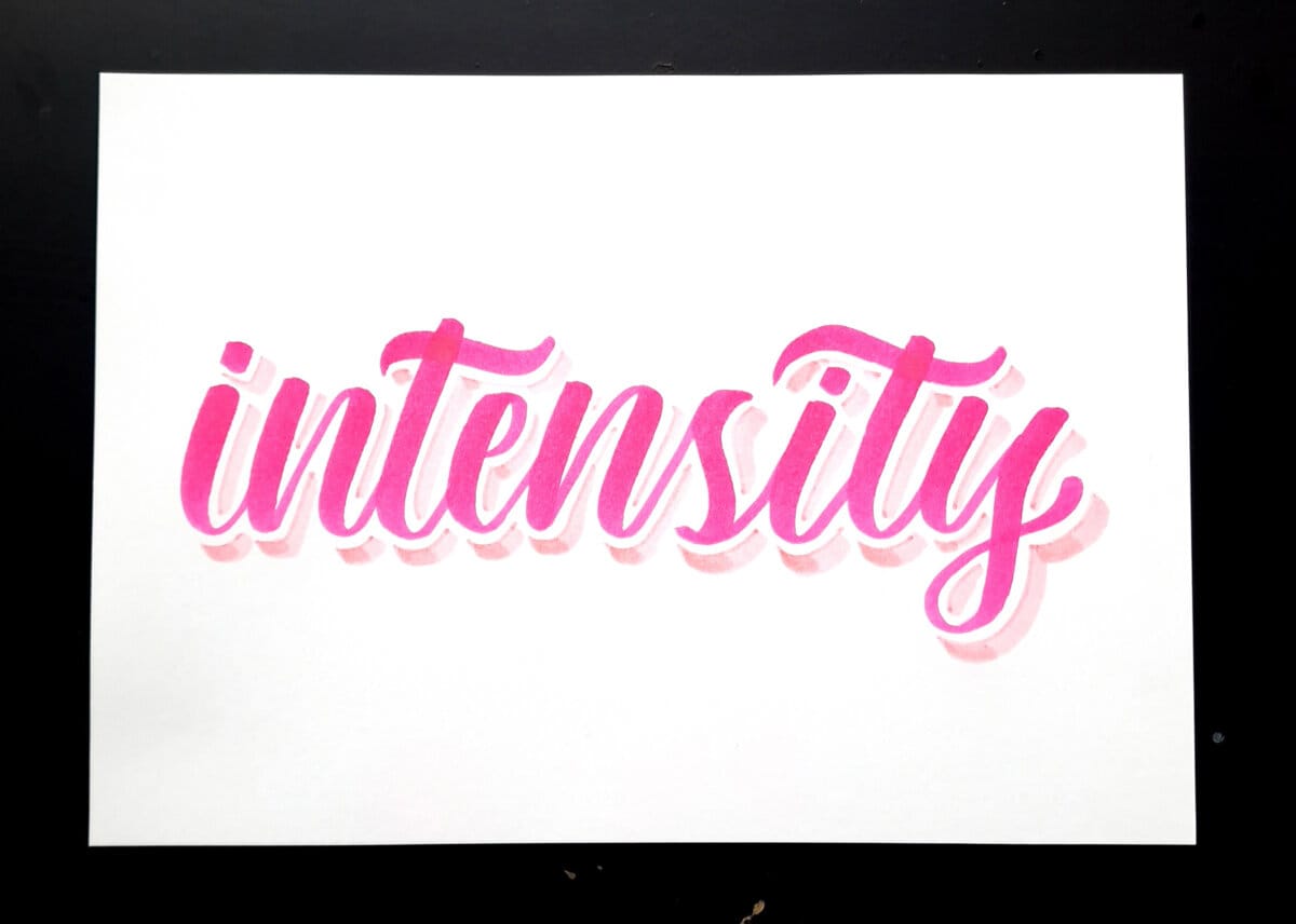 How to shade letters - Learn the technique