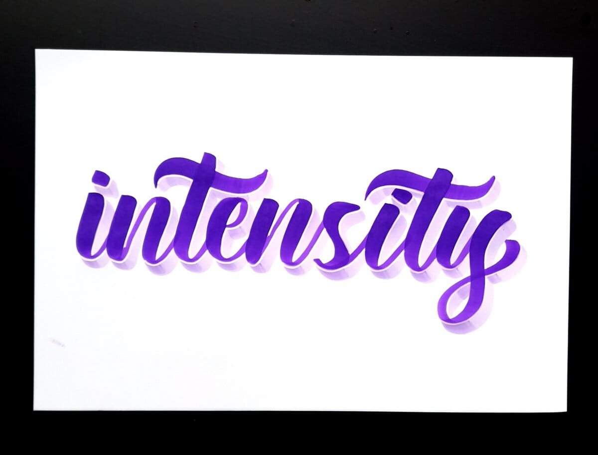 How to shade letters - Learn the technique