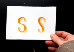 How to shade letters - Learn the technique