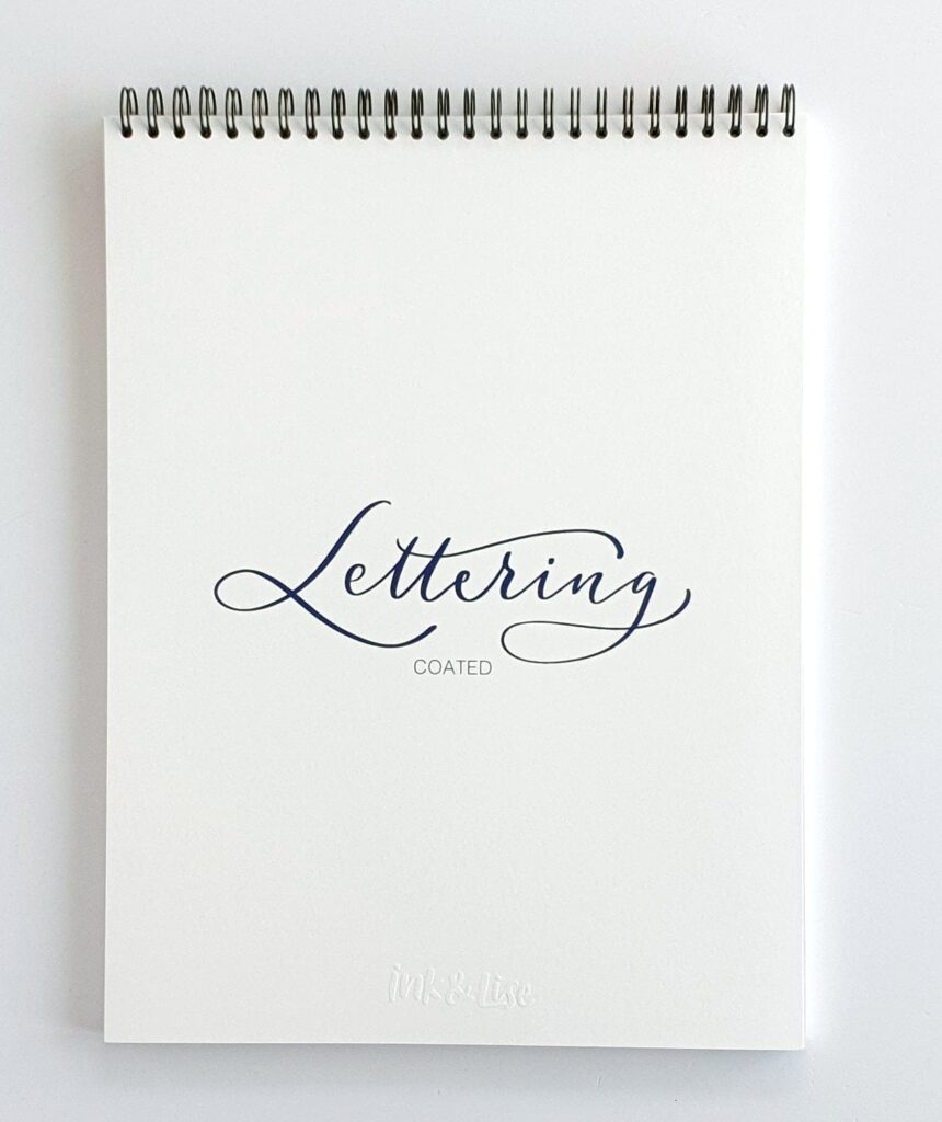 Lettering pad A4+, coated - Ink & Lise