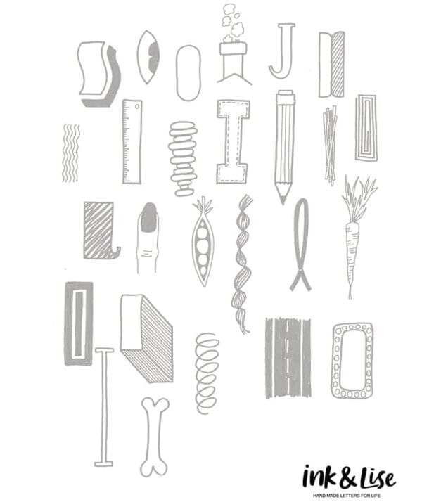 26 ways to draw an I - Ink & Lise