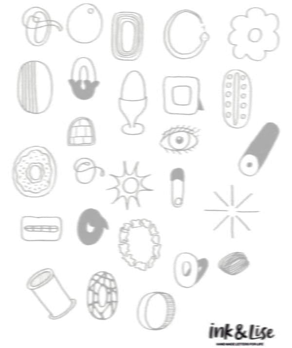 26 ways to draw an O - Ink & Lise