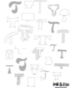 26 ways to draw a T - Ink & Lise